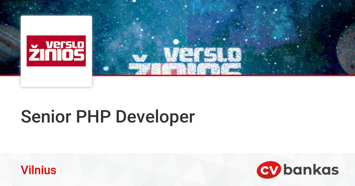 Senior PHP Developer Vilnius, UAB „Indigroup“ | CVbankas.lt