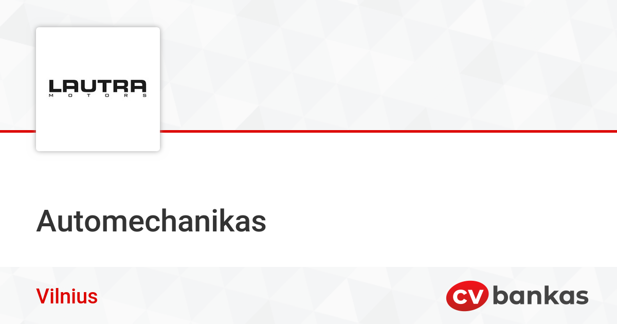 Automechanikas Vilniuje, Lautra Motors, Bendra Lietuvos ir Danijos ...